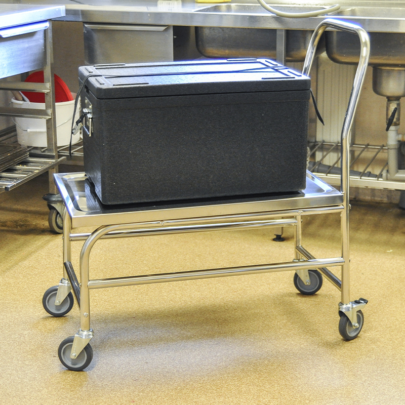 Chariot plateforme élevée inox C2 - DLV-France