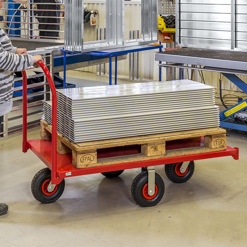 Chariot plateforme longue - 1200 kg - DLV-France